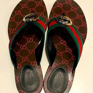 Gucci | Shoes | Gucci Kika Gg Sandal Thongs | Poshmark